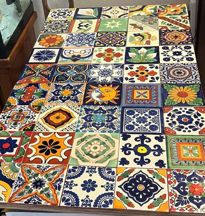 Assorted Ceramic Hand Made Tiles - Etsy
