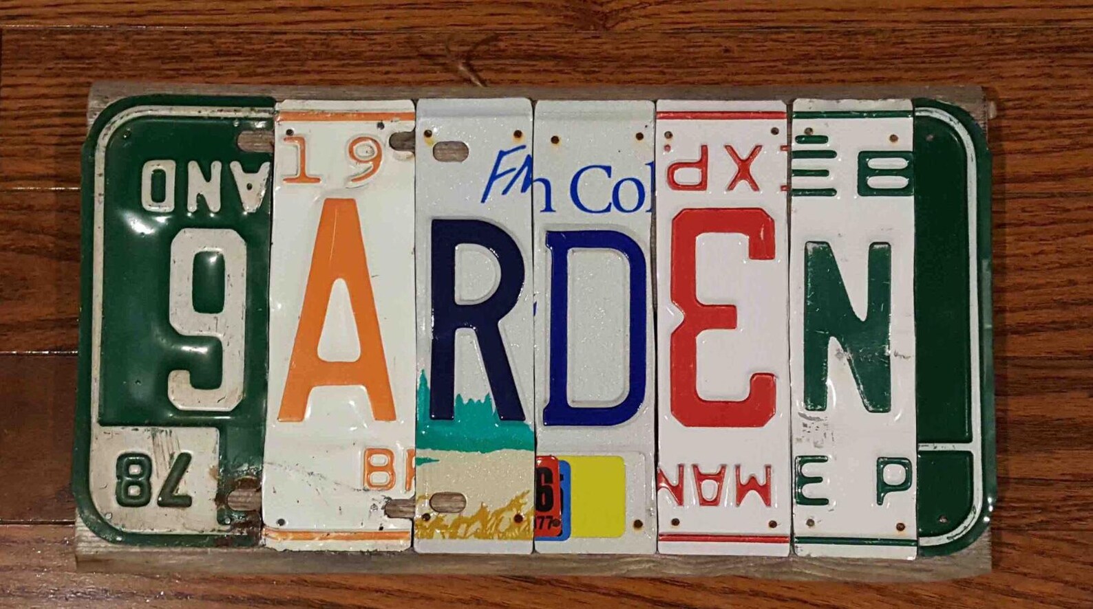 Custom Signs, License Plate Signs, Anniversary Date, Anniversary ...