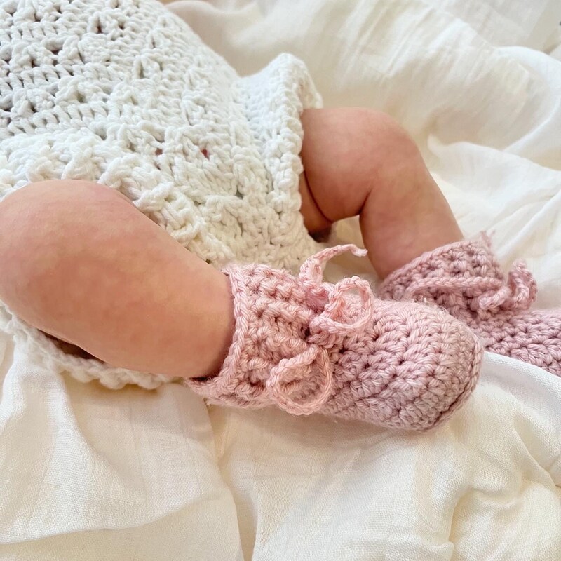 Crochet Baby Booties - Etsy Australia