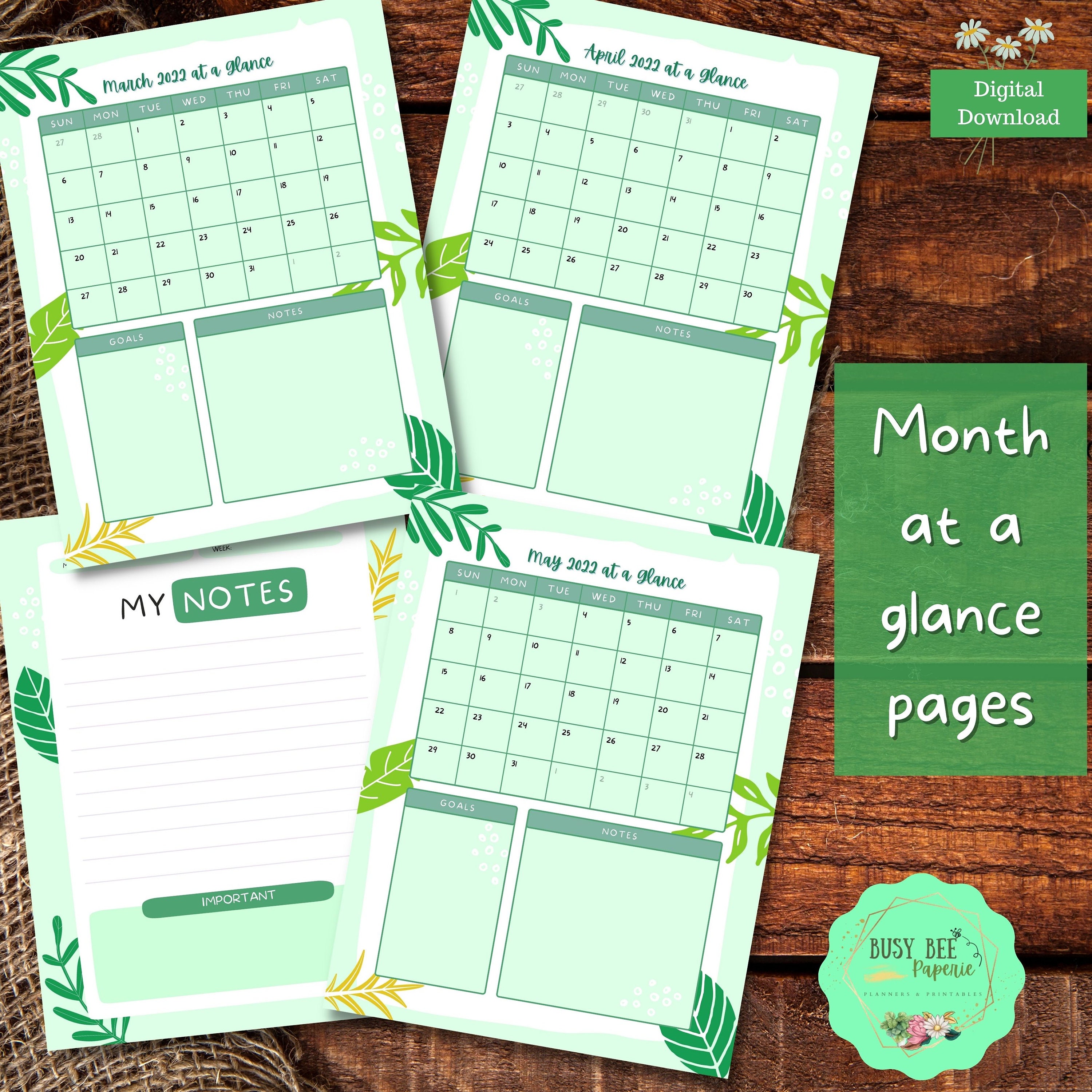 Spring Homeschool Planner 2022, Printable Homeschool Organizer, Waldorf ...
