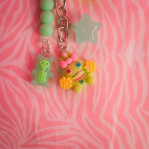 Zombie Poodle Acrylic Keychain - Etsy