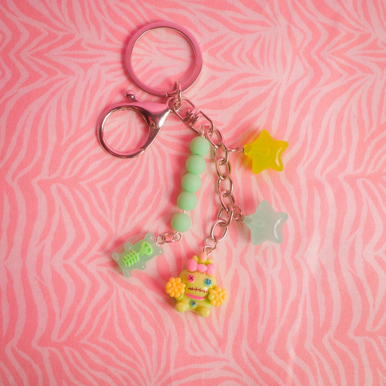 Zombie Poodle Acrylic Keychain - Etsy