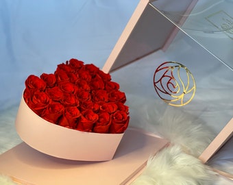 Acrylic Heart Box | Etsy