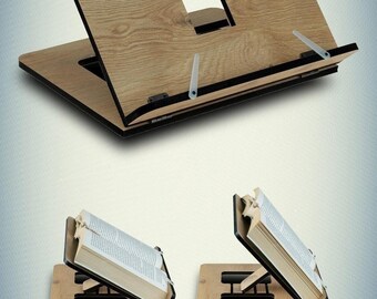 Wooden Book Reading Stand - Etsy