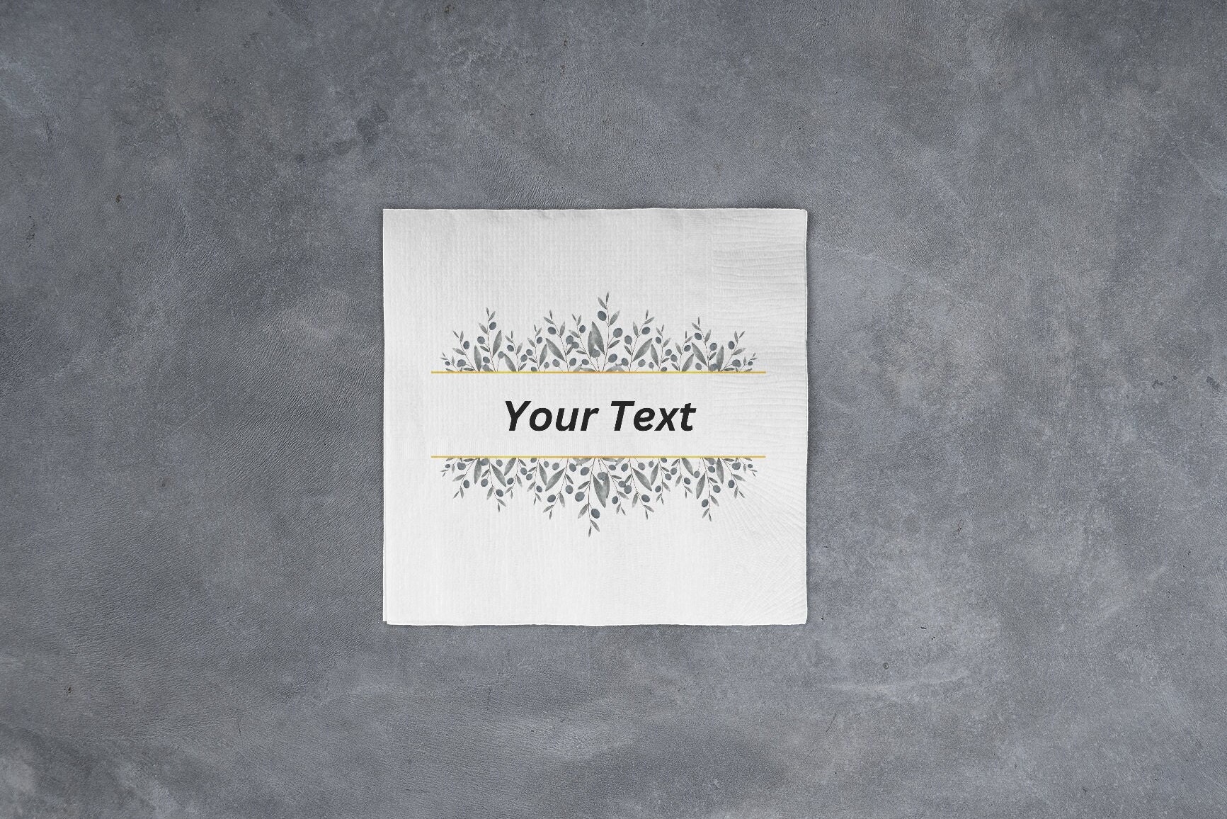 Custom Printed Napkins for Parties, Birthdays & Occasions Personalized ...