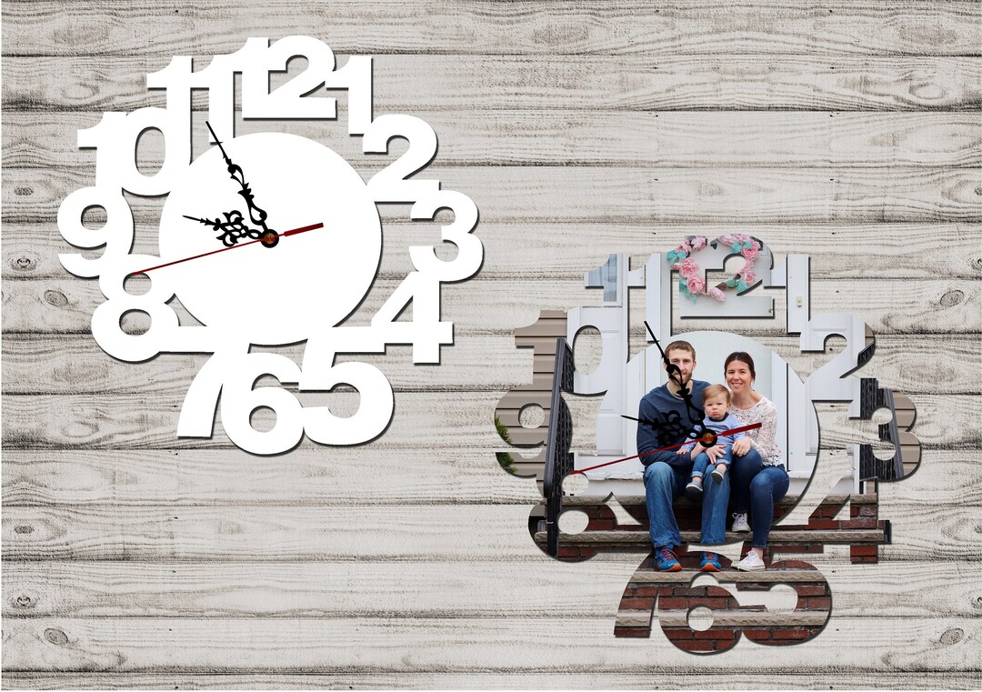 Clock Face, Sublimation Blank, Family, DIY, Gift, Kitchen Décor Photo ...