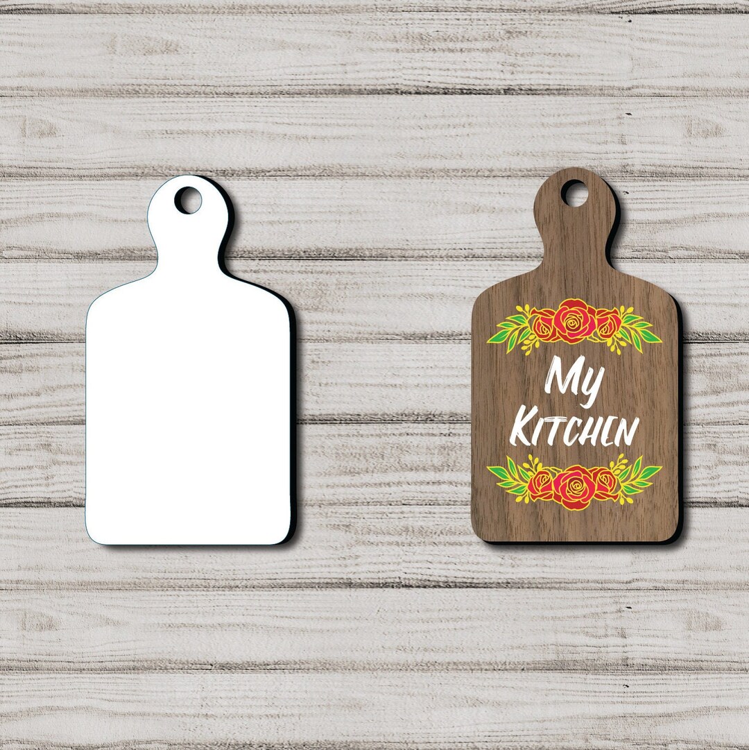 Kitchen Cutting Board Sign, Sublimation Blank, DIY, Gift, Kitchen Décor ...
