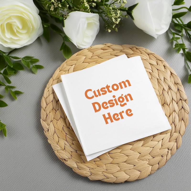 Personalized Custom Printed Napkins - Etsy