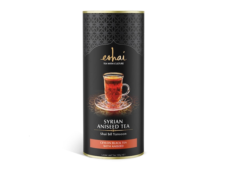 Eshai Syrian Aniseed Tea shai Bil Yansoon Black Tea With Aniseed Loose ...