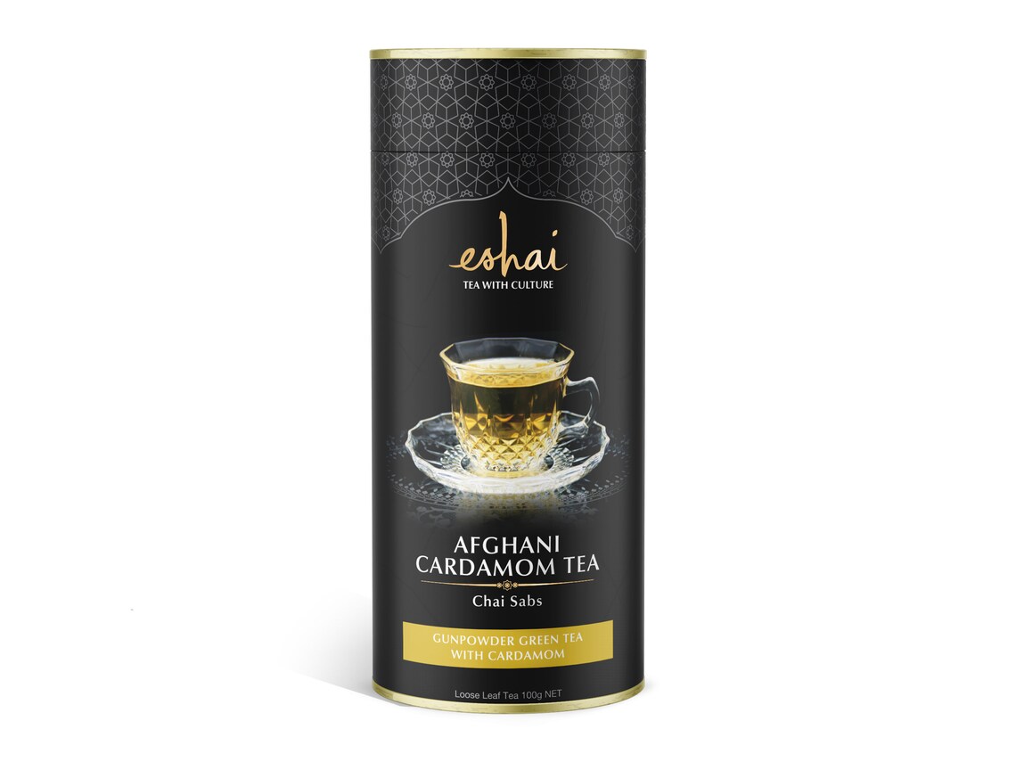 Eshai Afghani Cardamom (chai Sabz) - Green Tea With Cardamom - Loose ...