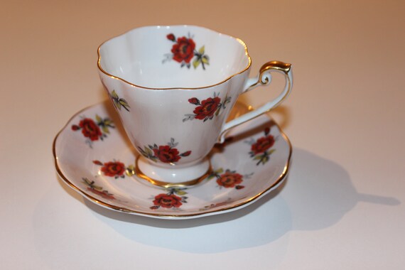 Vintage Royal Standard Tea Cup & Saucer | Etsy