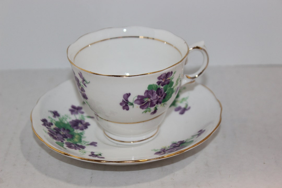 Colclough Tea Cup and 2 Saucers - Etsy