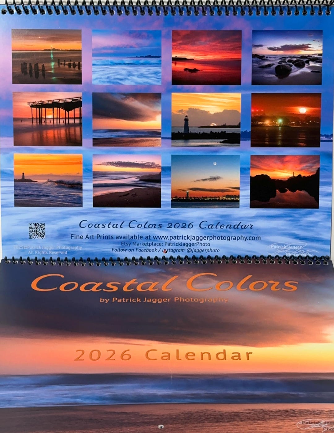 Coastal Colors 2026 Calendar Ocean Colors in Sunrise/sunset Photography ...