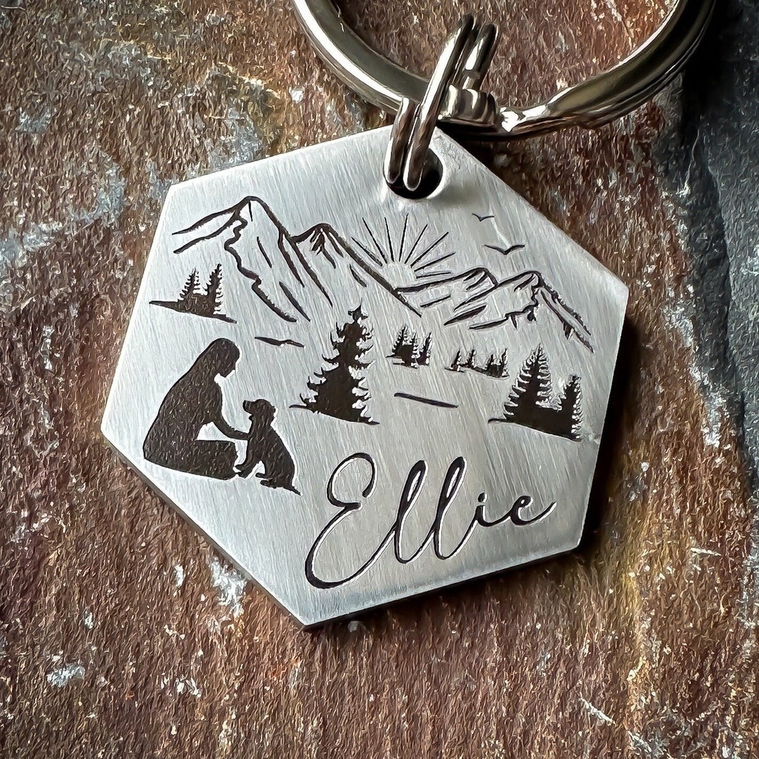 Customisable Dog Breed Tag, Matching Pendant Available, Custom ...