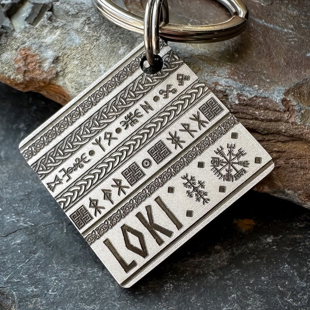 Engraved Viking Runes Dog Tag: Personalized Norse Pet ID Tag - Etsy
