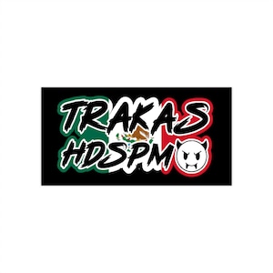 Mexico Trakas Hdspm V2 Bumper Stickers, Mexican Flag Decals, Car Accessories, Vinyl Stickers ...