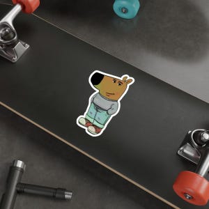 Chill Guy Die-cut Stickers Cool, Laid-back, Relaxing, Tranquil, Chill ...