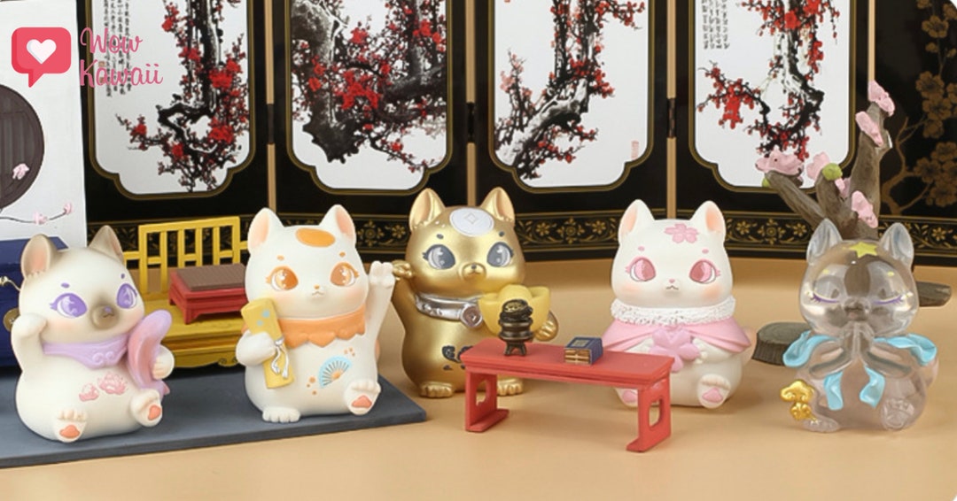 CUTE Lucky Cat Blind Box (mystery Blind Box) - Surprise Dolls - Happy ...