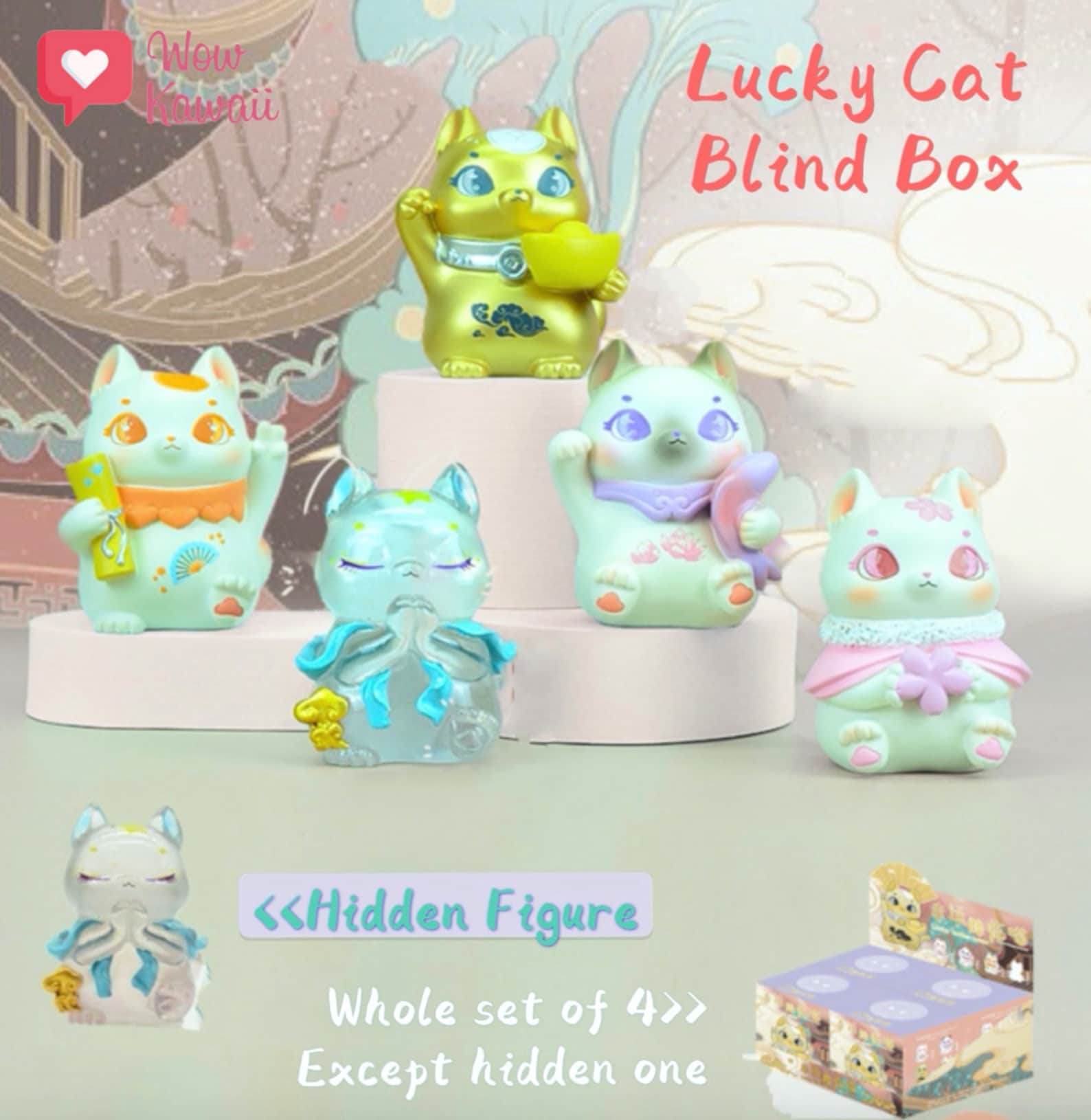 CUTE Lucky Cat Blind Box mystery Blind Box Surprise Dolls - Etsy Canada