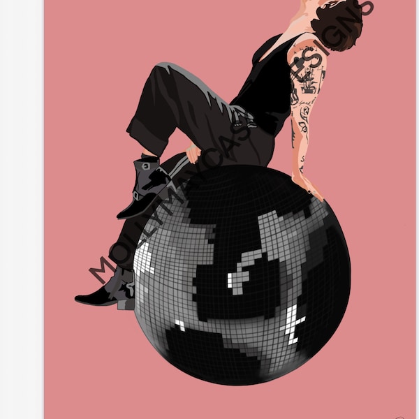 Harry Styles Disco Ball - Etsy