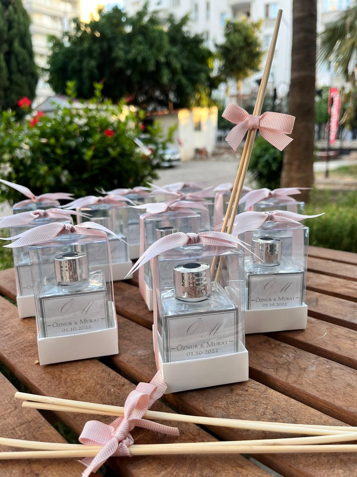 Wedding Favors Empty CUSTOM REED DIFFUSER Designed Wedding - Etsy