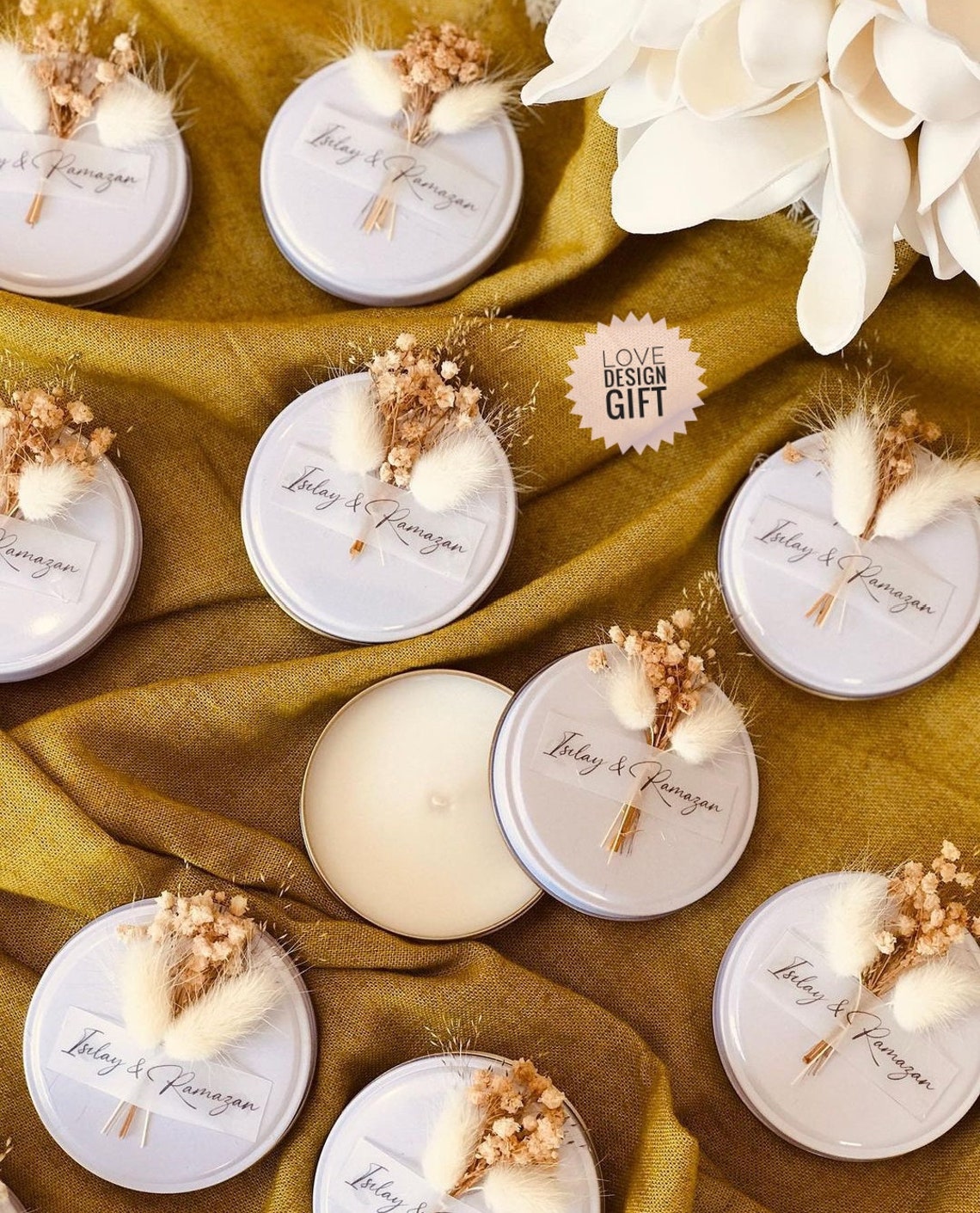 Candle Gift Special Personalized Custom Wedding Party Thank - Etsy