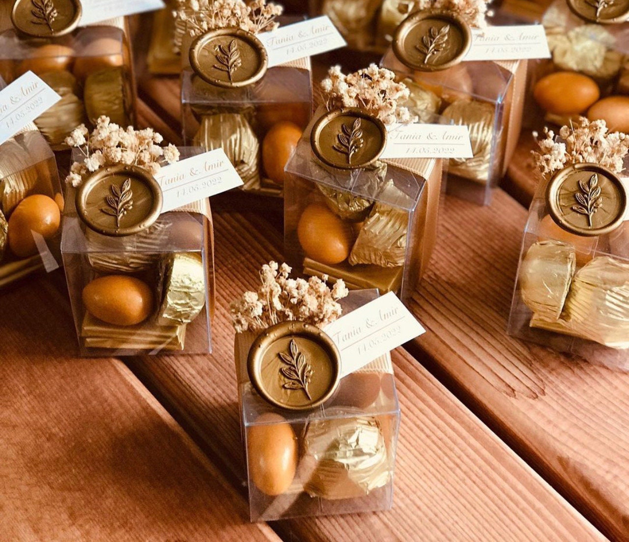 SEAL Wedding Chocolate Box for Guest, Engagement Chocolate, Wedding ...