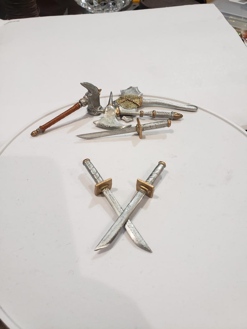 2 Miniature Swords, Ninja Turtle Sword - Etsy