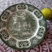 Green Transferware English Ironstone Tableware Diameter 25 Cm - Etsy