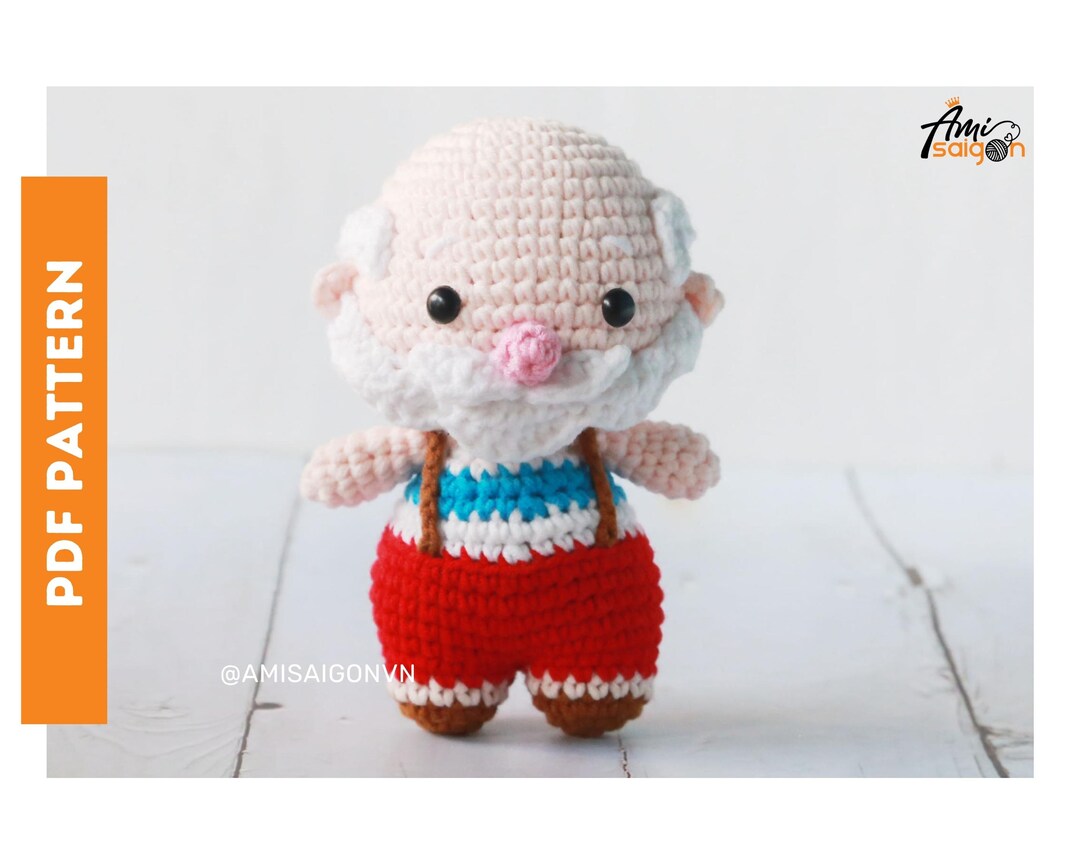 Grandpa Crochet PATTERN Amigurumi Amigurumi Tutorial PDF in English ...