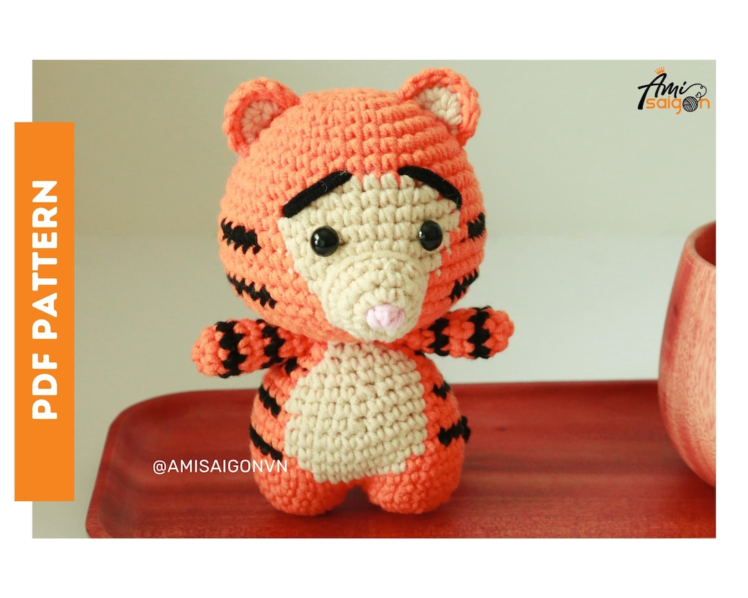 Tiger Crochet PATTERN Amigurumi Amigurumi Tutorial PDF in English ...