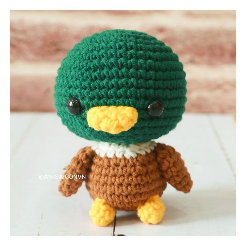 Mallard Duck Crochet PATTERN Amigurumi Amigurumi Tutorial - Etsy