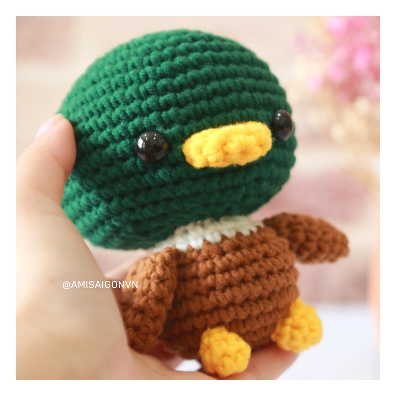 Mallard Duck Crochet PATTERN Amigurumi Amigurumi Tutorial - Etsy