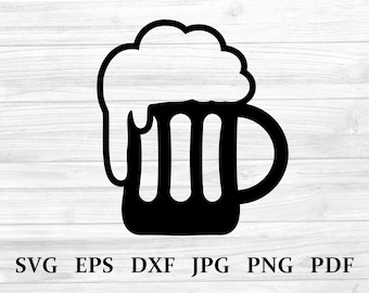 Pint of Beer Svg - Etsy