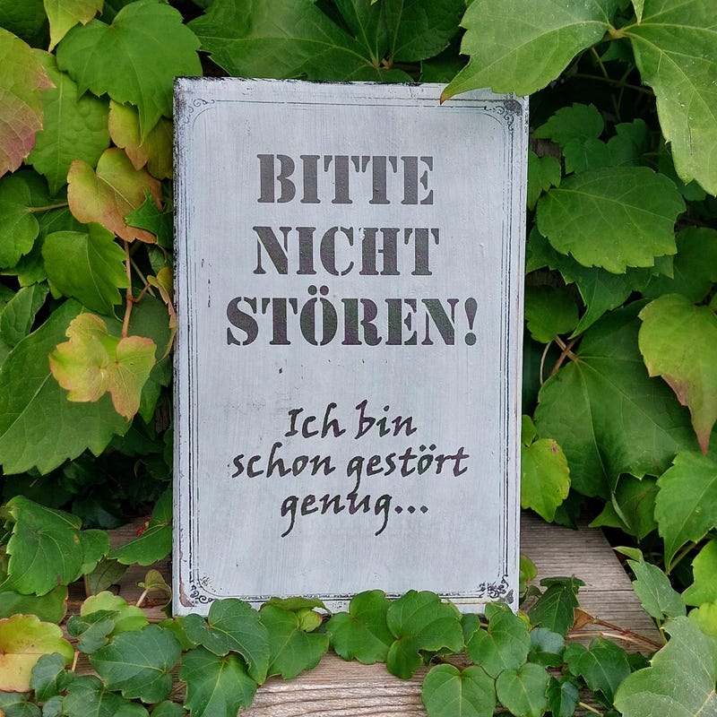 Bitte nicht stören schild lustig - Etsy.de