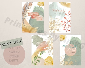 Planner Cover Pages - Etsy