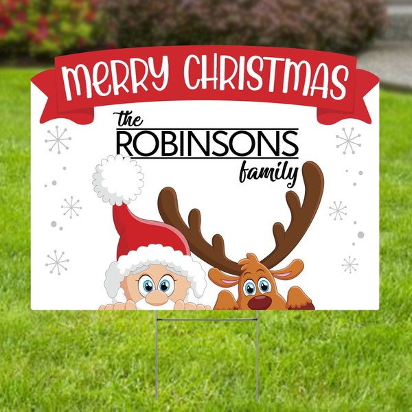 Christmas Yard Sign - Etsy