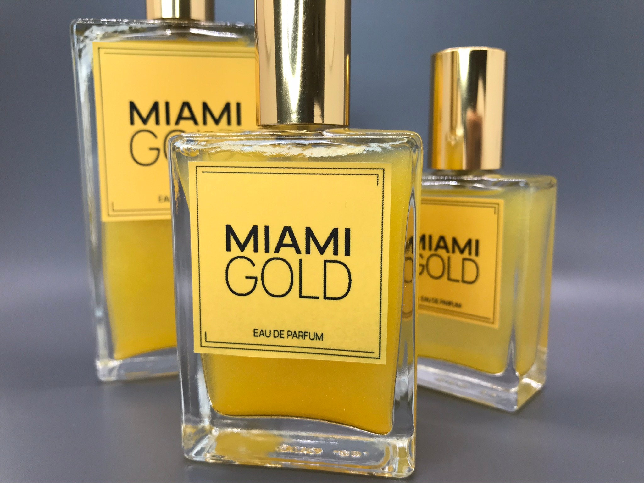 Miami Gold Eau De Parfum, Perfume for Her Luxury Handmade Scent Perfect ...