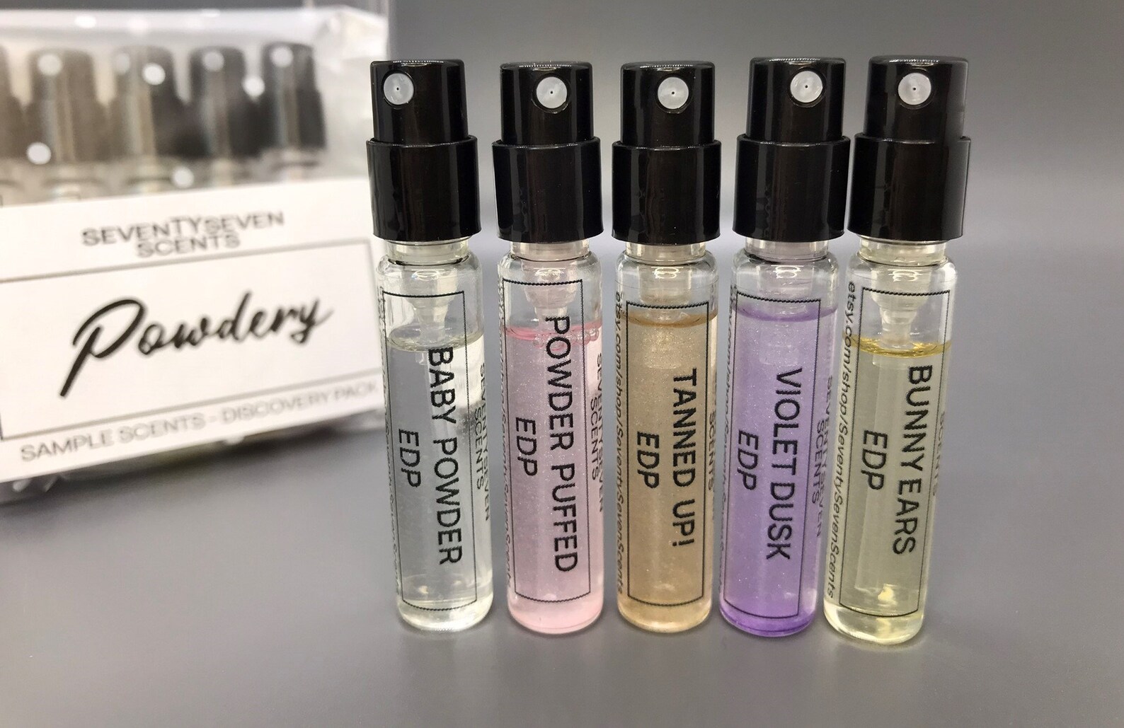 Powdery Perfumes 2ml Perfume Sample Pack With 5 X 2ml - Etsy