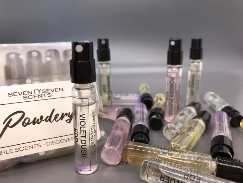 Powdery Perfumes 2ml Perfume Sample Pack With 5 X 2ml - Etsy