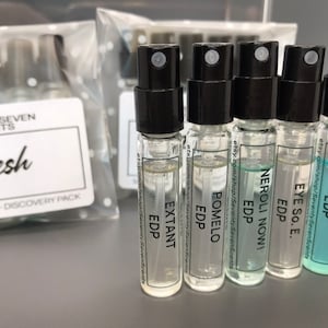 Fresh Perfumes - 2ml Perfume Sample Pack - Discovery Pack With 5 X 2ml ...