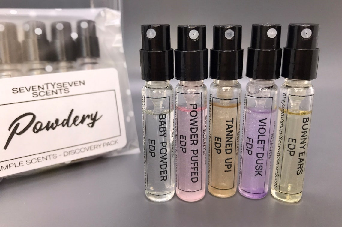 Powdery Perfumes 2ml Perfume Sample Pack With 5 X 2ml - Etsy
