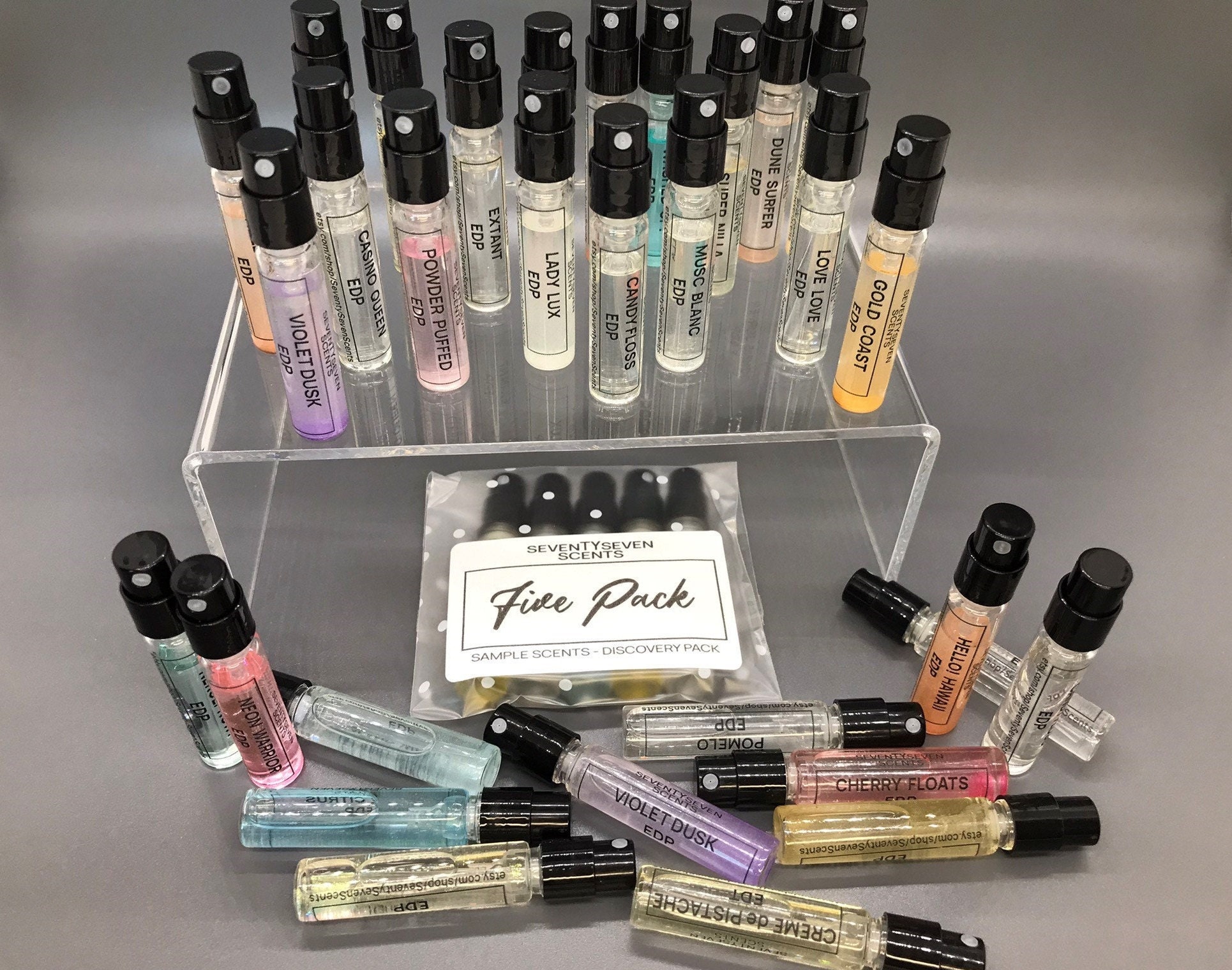 Perfume Sample Set 5 X 2ml Pack Five Perfumes From My Shop - Etsy UK