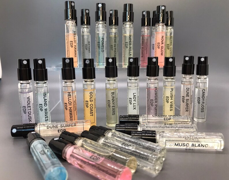 Perfume Sample Set 5 X 2ml Pack Five Perfumes From My Shop - Etsy UK