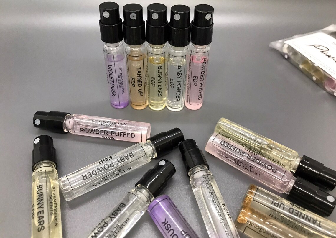 Powdery Perfumes 2ml Perfume Sample Pack With 5 X 2ml - Etsy