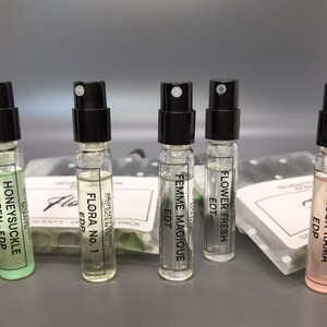 Floral Perfumes - 2ml Perfume Sample Pack With 5 X 2ml Samples Hand ...