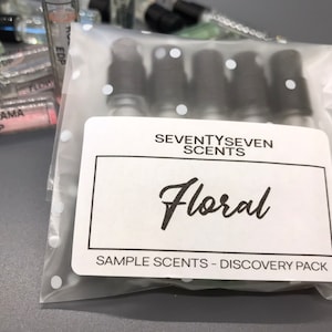 Floral Perfumes - 2ml Perfume Sample Pack With 5 X 2ml Samples Hand ...