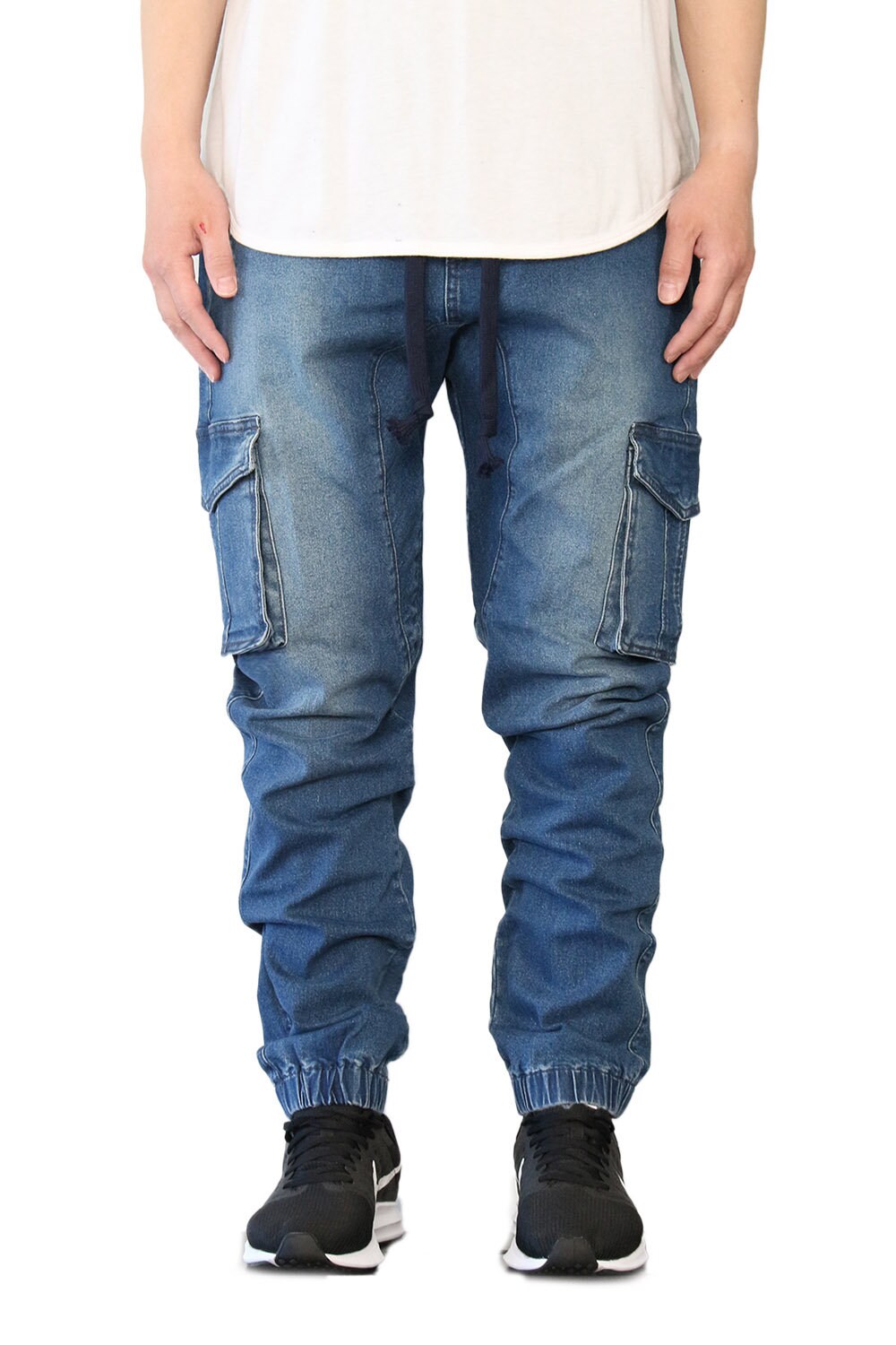 Men's Stretch Drop Crotch Denim Cargo Joggers (S to 3XL) - Etsy