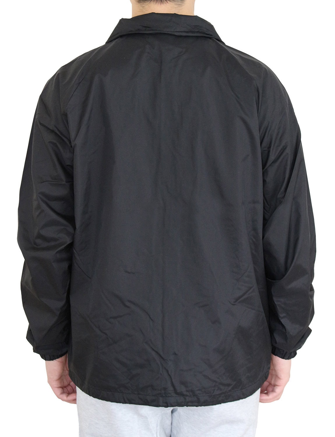 Men's Coach Windbreaker Jacket- Long Sleeve Button up Nylon Jacket - Etsy