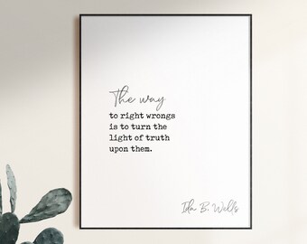Ida B Wells Poster - Etsy